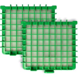 vhbw Filterset 2x Staubsaugerfilter kompatibel mit Rowenta RO592101410 - OP0042504P DE Staubsauger - HEPA Filter Allergiefilter