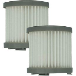 Filterset 2x Faltenfilter kompatibel mit aeg john lewis JL21EB, JL14IW Nass- & Trockensauger - Filter, Patronenfilter, schwarz weiß - vhbw