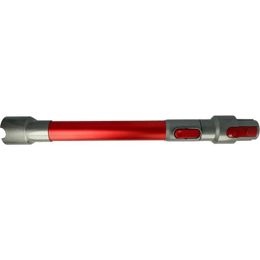 vhbw - Staubsaugerohr kompatibel mit Dyson SV10, V10, V11, V11 Outsize, V15 Detect Absolute Staubsauger - 44,5 - 66,5 cm lang, Rot, Grau