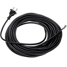 Stromkabel Ersatz für Sebo 7128SR, 5260DG für Staubsauger - 15 m Kabel 1000 w - vhbw