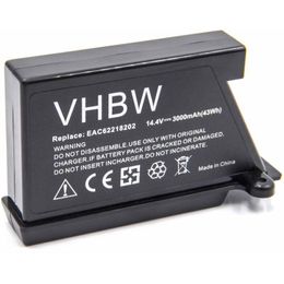 vhbw - Akku kompatibel mit lg hom-bot Square, Turbo, VR1229RB, VR5001CM Staubsauger Home Cleaner Heimroboter (3000mAh, 14,4V, Li-Ion)