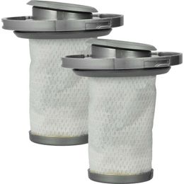 2x Trennfilter kompatibel mit Tefal TY9691 Staubsauger - Ersatz-Filter, Abwaschbar Grau Weiß - vhbw