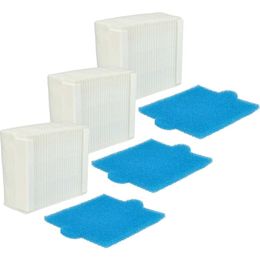 vhbw - Filter-Set kompatibel mit Thomas Aqua+ Anti Allergy Staubsauger - 6x Filter (Spezial-Hygiene-Filter, Spezial-Hygiene-Vorfilter)