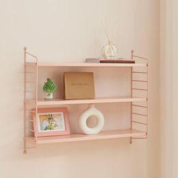 [en.casa] - Modulares Wandregal Strängnäs Rosa, matt Rosa