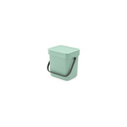 Brabantia - Sort & Go - Komposteimer für die Küche, kleine Größe, 3 l, hellgrau