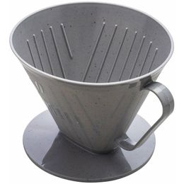 Fackelmann - Filterbehälter Nr. 4 eco, umweltfreundlicher Filterhalter für frischen Kaffee, nachhaltiger Kaffeefilter für bis zu 4 Tassen,