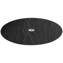 Leonardo - platte 32 5 Cm schwarz Schieferoptic Turn