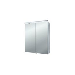 Emco - asis pure led Lichtspiegelschrank, 2 Türen, 600mm, Ausführung: ohne Waschtischbeleuchtung - 979705081