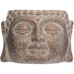 Atmosphera Topf Buddha Zement H9cm - Kupfer - Kupfer