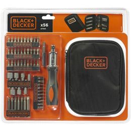 Black & Decker A7104 -xj - Set von 56 Teilen zum Schraubenzieher mit Karrakakreppriver.