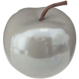 Atmosphera - Deko-Apfel Keramik H10cm - Grau - Grau