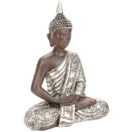 Atmosphera - Statuette Sitzender Buddha Kunstharz H28cm - Model 1 - Model 1