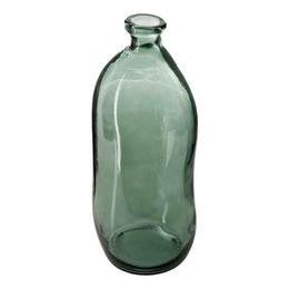 Atmosphera - Vase Dame Jeanne - recyceltes Glas - khakigrün h 35 cm Khaki