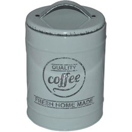BURI Metall Kaffeedose Vintage Kaffeebehälter Blechdose Vorratsdose Dekodose Teedose