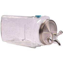 BURI Kühlschrank-Getränkespender 3 Liter Getränkeportionierer Dispenser Gartenparty