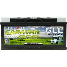 ELECTRONICX Caravan Edition Gel Batterie 140 AH 12V Wohnmobil Boot Versorgung