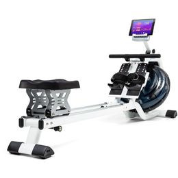 Capital Sports - Flow M2 Wasserrudergerät inkl. Trainingscomputer bis 150 kg - Weiß