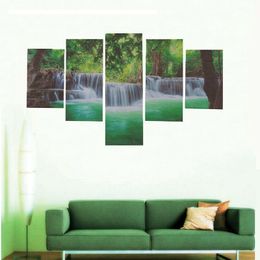 Lgemälde Riesiger Baum Wasserfall Moderne abstrakte Kunst Wanddekoration ungerahmt
