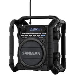 Sangean - U-4 dbt+ Baustellenradio dab+, ukw aux, Bluetooth®, usb Akku-Ladefunktion, wiederaufladbar,