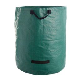 TRIZERATOP Faltbarer Gartensack Gartenabfallsack 272L Laubsack, Grünschnitt, Rasenschnitt 68x72cm