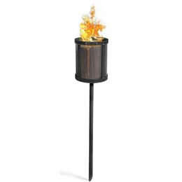 TRIZERATOP Feuerkorb für Schwedenfeuer BRUNO 20 x 105 cm