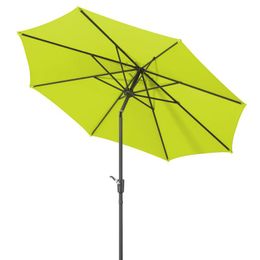Harlem Mittelmastschirm ø 270 cm rund in 5 Farbvarianten Sonnenschirm 78 Apfelgrün - Schneider Schirme