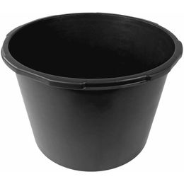 Prosperplast - Baukübel 90 Liter mit Innenskala schwarz Mörtelkübel Zementwanne Maurertuppen