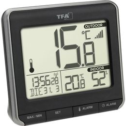Prio Funk-Thermometer digital Schwarz, Weiß - Tfa Dostmann