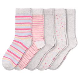 Topolino 5 Paar Mädchen Socken im Muster-Mix