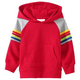 Topomini Baby Hoodie mit bunter Frottee-Applikation