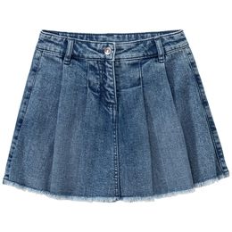 Topolino Mädchen Jeans-Hosenrock mit Falten