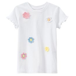 Topolino Mädchen T-Shirt mit Blumen-Applikationen