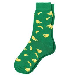 VanVaan 1 Paar Herren Socken mit Bananen-Motiven