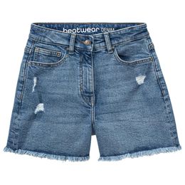 Yigga Mädchen Jeans-Shorts destroyed