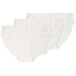 Gina Benotti 3 Damen Slips mit Spitze