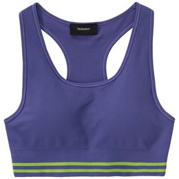 Yigga Mädchen Sport-Bustier mit Rippstruktur