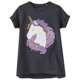 Topolino Mädchen T-Shirt mit Wendepailletten