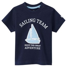 Topomini Baby T-Shirt mit Segelboot-Applikation