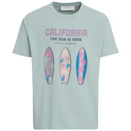 VanVaan Herren T-Shirt mit großem Surfer-Print