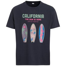 VanVaan Herren T-Shirt mit großem Surfer-Print