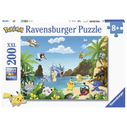 RAVENSBURGER VERLAG Ravensburger Kinderpuzzle - 12840 Schnapp sie dir alle! - Pokémon-Puzzle für Kinder ab 8 Jahren, mit 200 Teilen im XXL-Format