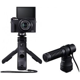 Canon PowerShot G7X Mark III schwarz + HG-100TBR + DM-E100