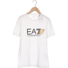 EA7 Emporio Armani Herren T-Shirt, weiß, Gr. 46