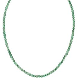 PURELEI Perlenkette Schmuck Geschenk Edelstein, 23381, mit Amethyst oder Aventurin, grün