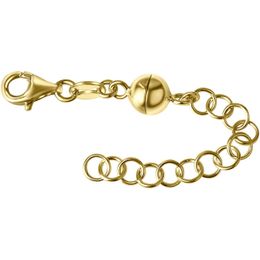 Firetti Kettenverlängerung Schmuck Geschenk, Verlängerung für Halskette, Silber 925, gelb|goldfarben