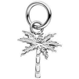 PURELEI Kettenanhänger Schmuck Geschenk Palmtree Halsschmuck Anhänger Halskette, 2043-Charm, silberfarben