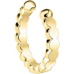 Firetti Ohrklemme Schmuck Geschenk, Ohrring, Silber 925, gelb|goldfarben