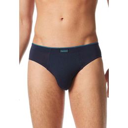 Bruno Banani Slip INFINITY mit Markenprägung am Bund, blau