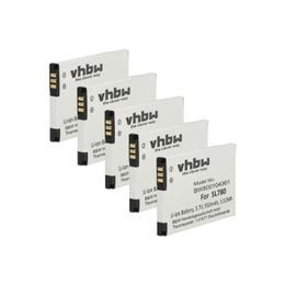 vhbw kompatibel mit Gigaset Premium 300HX Akku Li-Ion 950 mAh (3