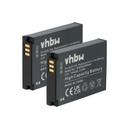 vhbw kompatibel mit Soocoo S70 Kamera-Akku Li-Ion 700 mAh (3